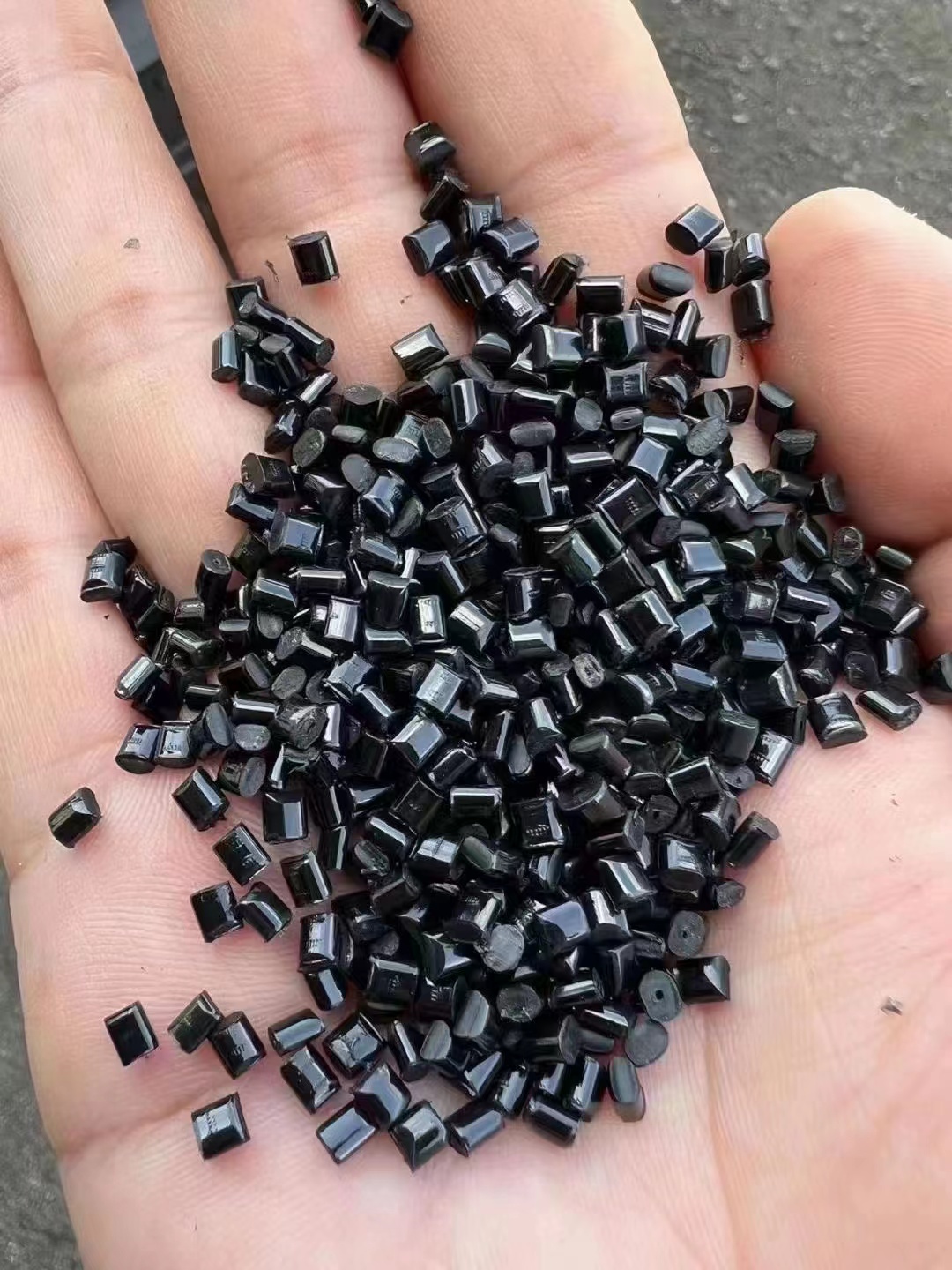 ABS recycled material black high gloss